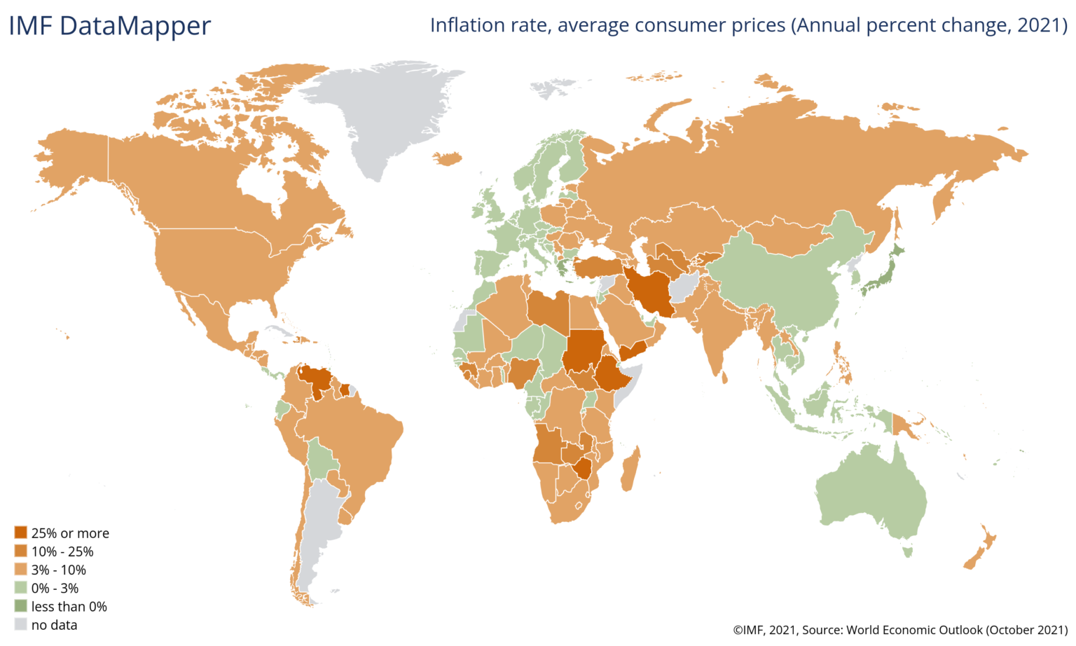 Top 8 Countries With The Highest Inflation Rate – My Info Connect