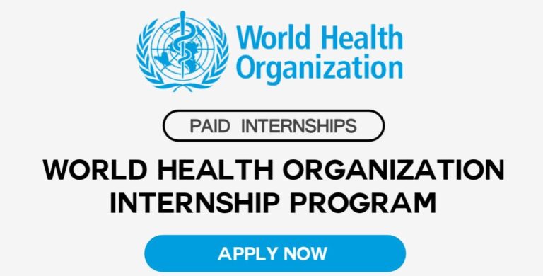 Graduate Internship Program By World Health Organization 2024 – My Info ...